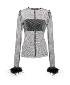 Giuseppe Di Morabito Mesh Blouse