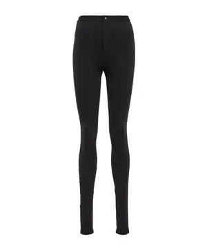 Wardrobe.NYC High-waisted Skinny Casual Pants - Black