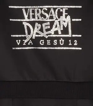 Versace Studded Hoodie Dress