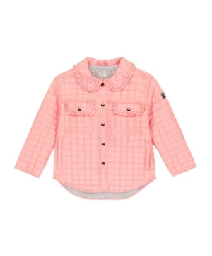 IL GUFO Ruffled Quilted Cotton-padded Garment - Pink