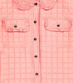 IL GUFO Ruffled Quilted Cotton-padded Garment