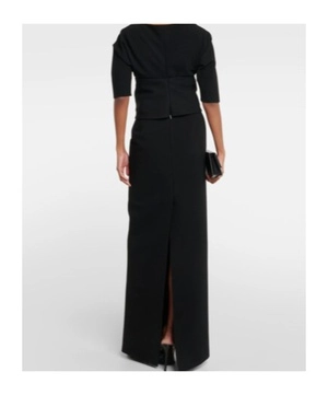 FERRAGAMO Wool-blend Gabardine Top
