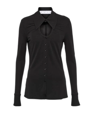 Proenza Schouler Cutout Jersey Top