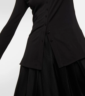 Proenza Schouler Cutout Jersey Top