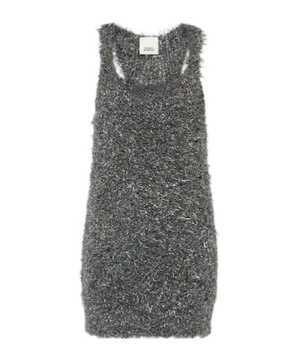 Isabel Marant Étoile Windy Metallic Knit Minidress