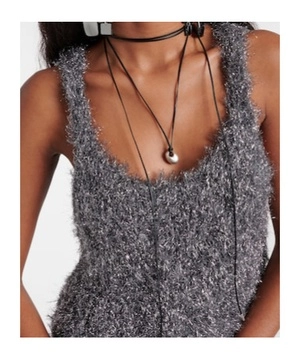 Isabel Marant Étoile Windy Metallic Knit Minidress