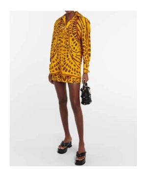 Altuzarra Zola Printed Linen-blend Miniskirt