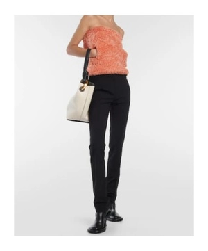 J.W.ANDERSON Faux Shearling Bandeau Top