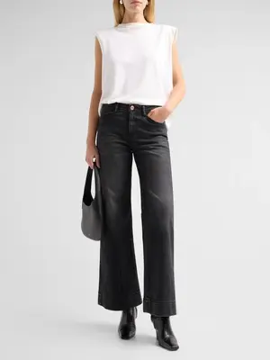 Moussy Vintage Greene Flared Jeans