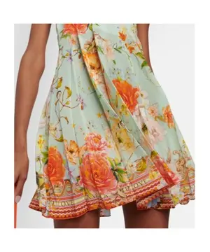 Camilla Embellished Silk Minidress