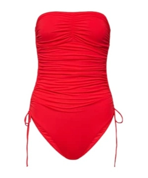 Melissa Odabash Sydney Strapless Swimsuit - Red