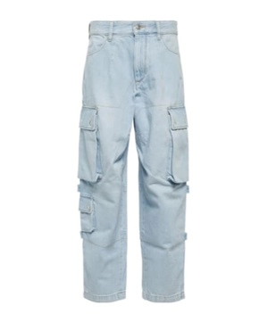 Isabel Marant Étoile Denim Cargo Pants - Gray