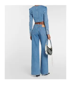 Magda Butrym Cropped Denim Top
