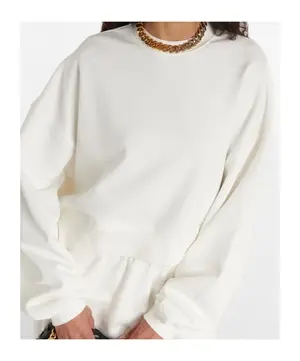 Wardrobe.NYC Crew Neck Fleece Sweatshirt
