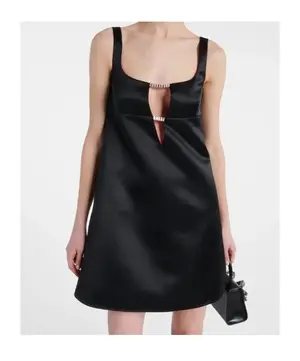Nina Ricci Cutout Satin Minidress