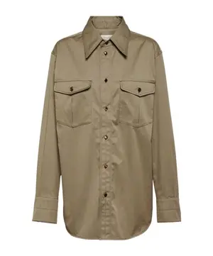 LEMAIRE Western Cotton Twill Shirt