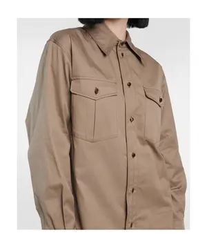 LEMAIRE Western Cotton Twill Shirt
