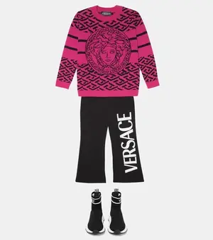 Versace Medusa Greca Wool Sweater