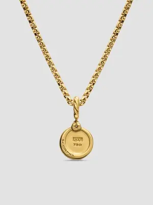 David Yurman Petite Scorpio Amulet In 18k Yellow Gold With 10.4mm