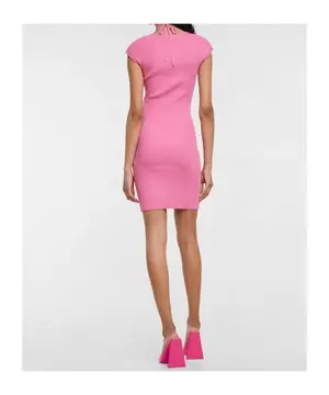Simkhai Dylan Ribbed-knit Midi Dress