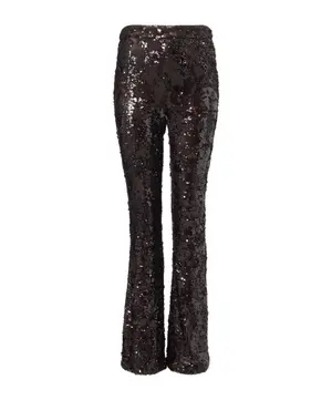 Veronica Beard Collier Sequined Flared Pants