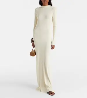 AYA MUSE Elowen Sheer Long Dress Without Sleeves