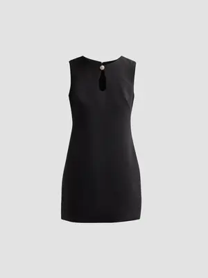 MILLY Coco Crepe Mini Dress