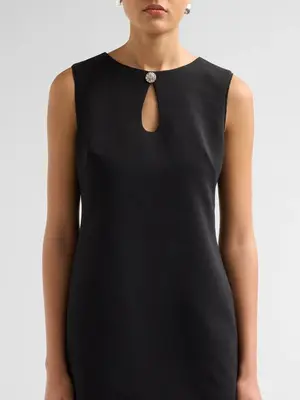 MILLY Coco Crepe Mini Dress