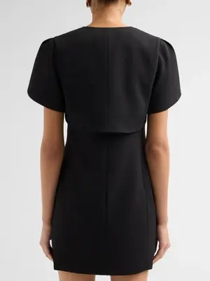 MILLY Flora Crepe Bolero