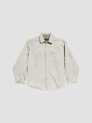 Balenciaga Workwear Overshirt - Light Grey