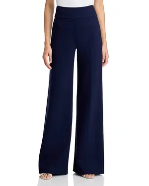 Veronica Beard Kalinda High Waist Wide Leg Pants