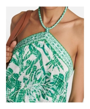 Poupette St Barth Isabelle Printed Halterneck Jumpsuit