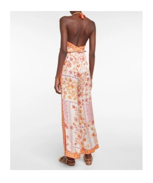 Poupette St Barth Isabelle Printed Halterneck Jumpsuit