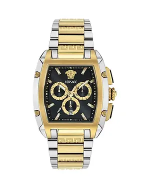 Versace Dominus Chronograph Watch, 42mm X 49.5mm - Two Tone