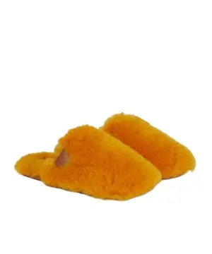 Loewe Logo-patch Shearling Slippers
