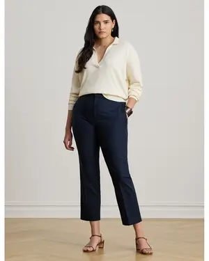 Ralph Lauren Cotton Blend Polo Sweater