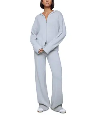 Splendid Tori Cashmere Hooded Full Zip Sweater