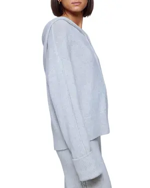 Splendid Tori Cashmere Hooded Full Zip Sweater