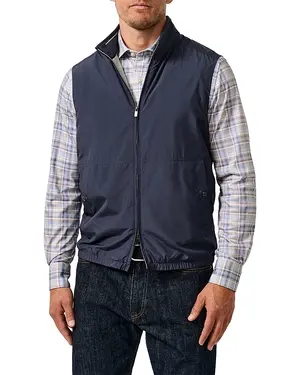 David Donahue Olive Touring Vest Navy