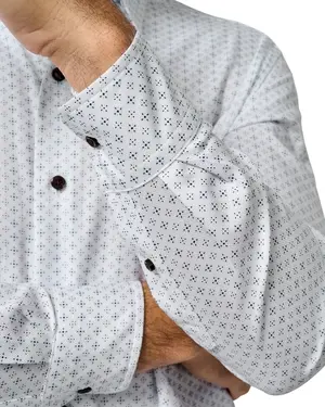 David Donahue Cotton Neat Sport Shirt