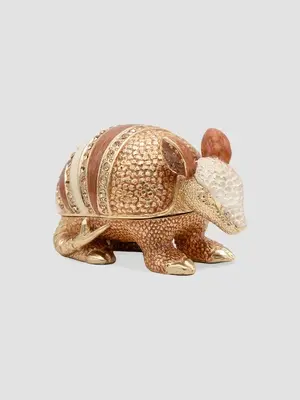 JAY STRONGWATER Flora Fauna Armi Armadillo Box - Multi