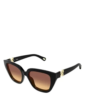 Chloé Cat Eye Sunglasses, 53mm Black