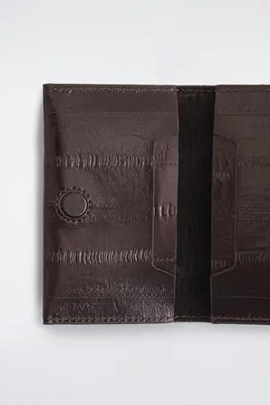 Cos Eel-effect Leather Cardholder