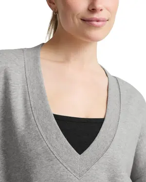 Beyond Yoga Luxefleece V Neck Sweatshirt