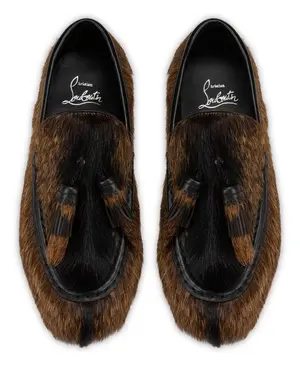 CHRISTIAN LOUBOUTIN Rochelle Fur Loafer