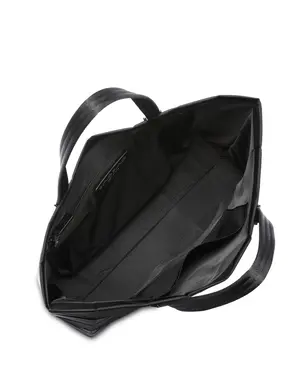 Issey Miyake Track Geometric Triangular Paneling Tote