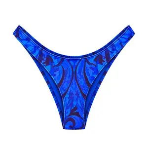 LAURA JAYNE Aztec Tan-through Bikini Bottom - Blue