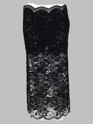 Rabanne Ribbed Knit Mini Skirt