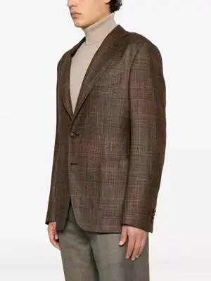 Canali Check-pattern Blazer