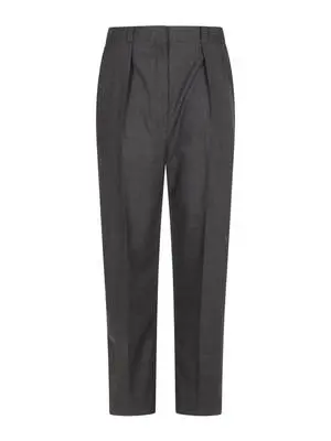 LEMAIRE Dropped Crotch Soft Pants - Grey